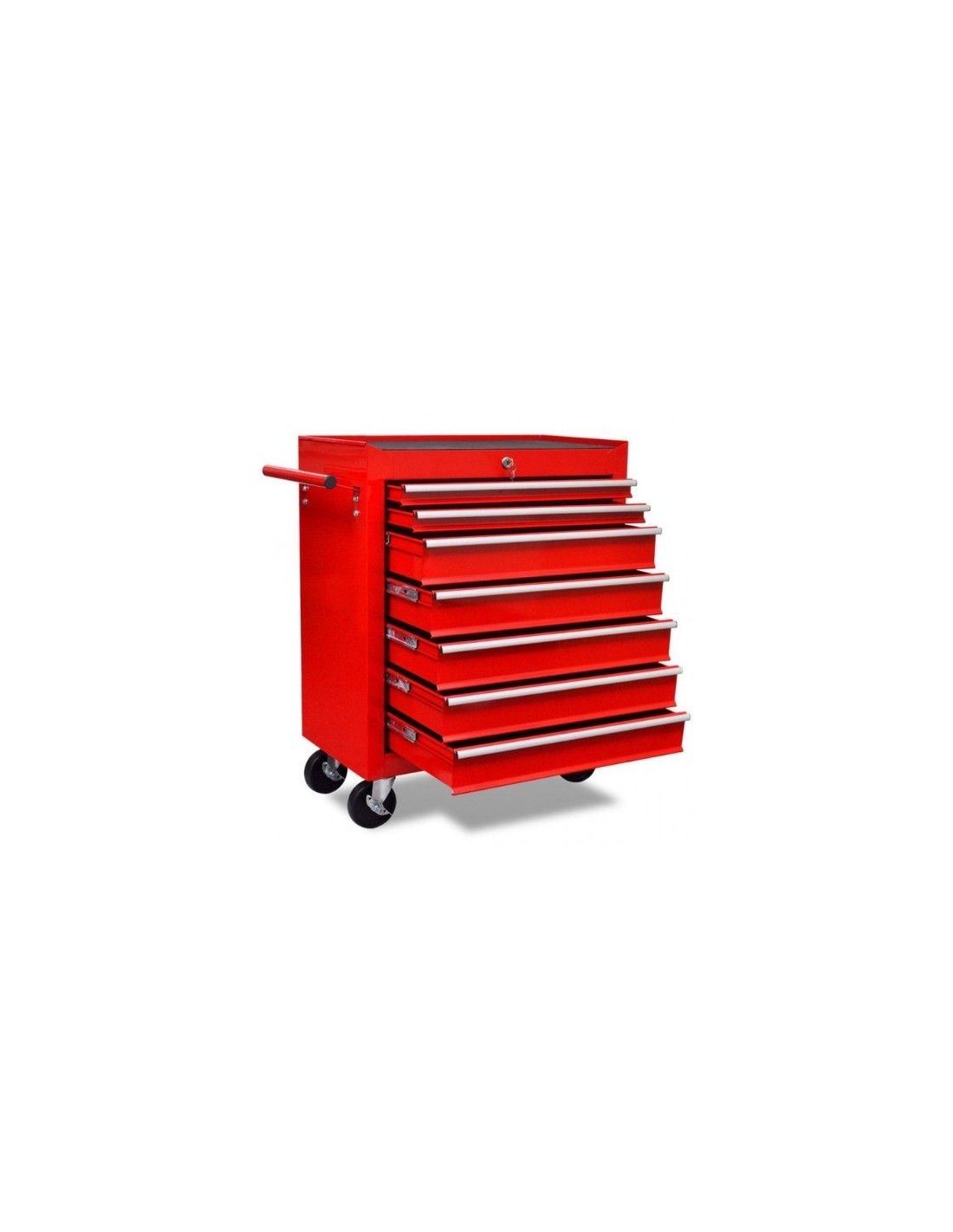 Wheeled Toolbox with 7 Drawers - tool cart - toolbox